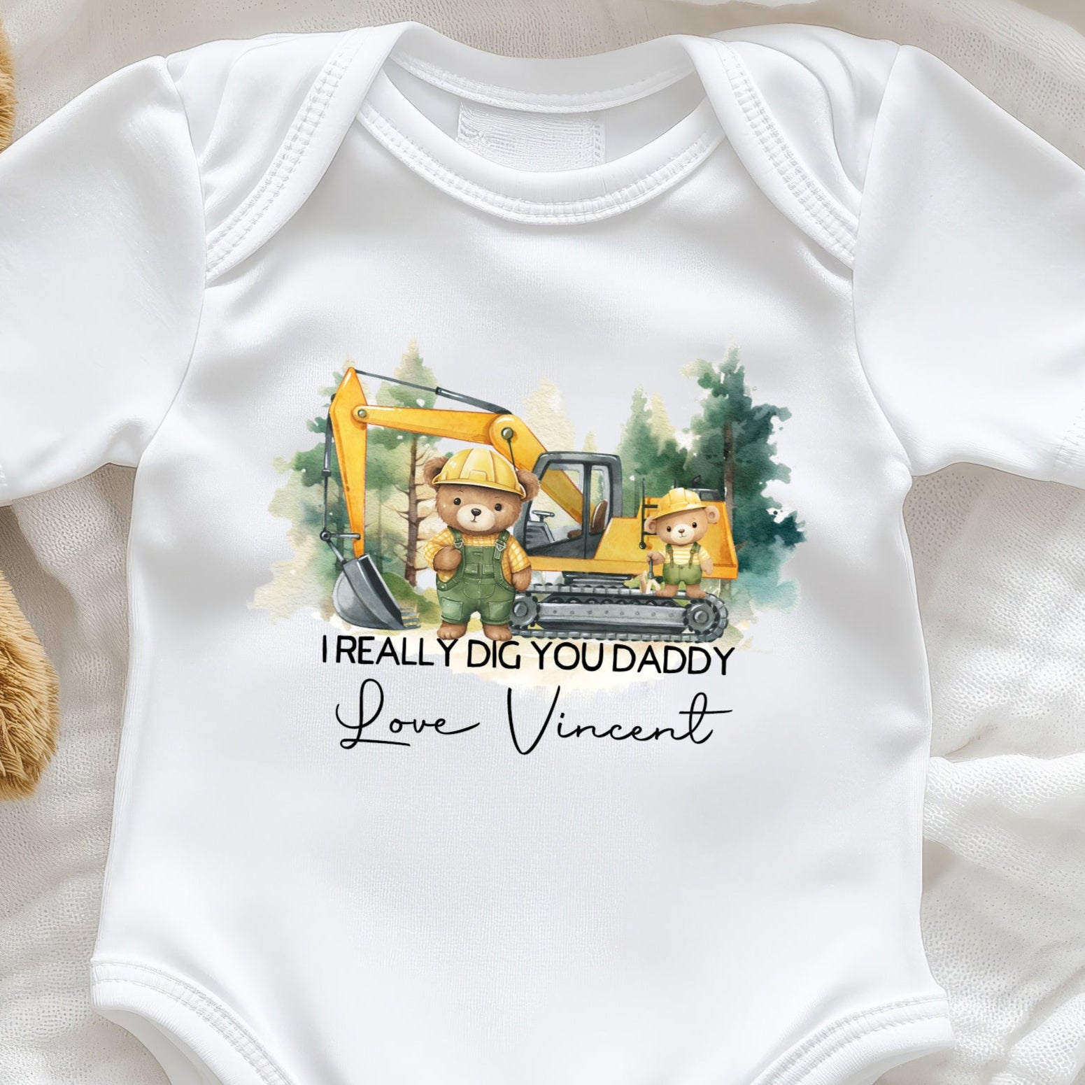 I Really Dig You Daddy Onesie – The Custom Co