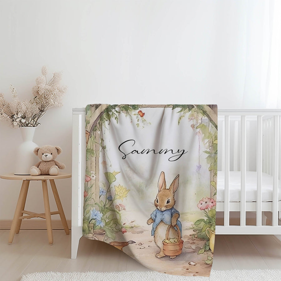 Personalised Peter Rabbit Blanket – The Custom Co
